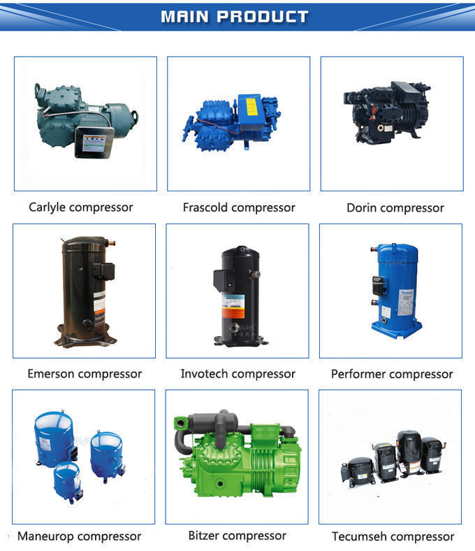 R404a 5HP Cold Storage Compressor Refrigeration Compressor Black Color