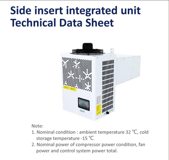 Wall Mounted Monoblock Refrigeration Condensing Unit Cold Storage