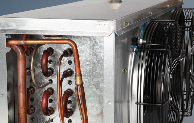 Electric Defrosting D Type Evaporator R404A Anti Erode Air Cooler 304 ...