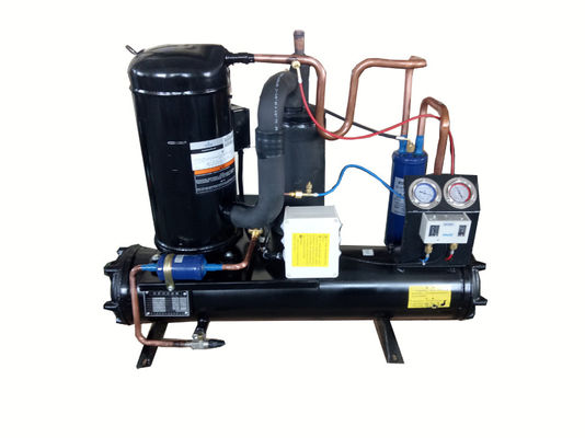 8HP-40HP Cold room low temperature cascade unit Water-cooled ...