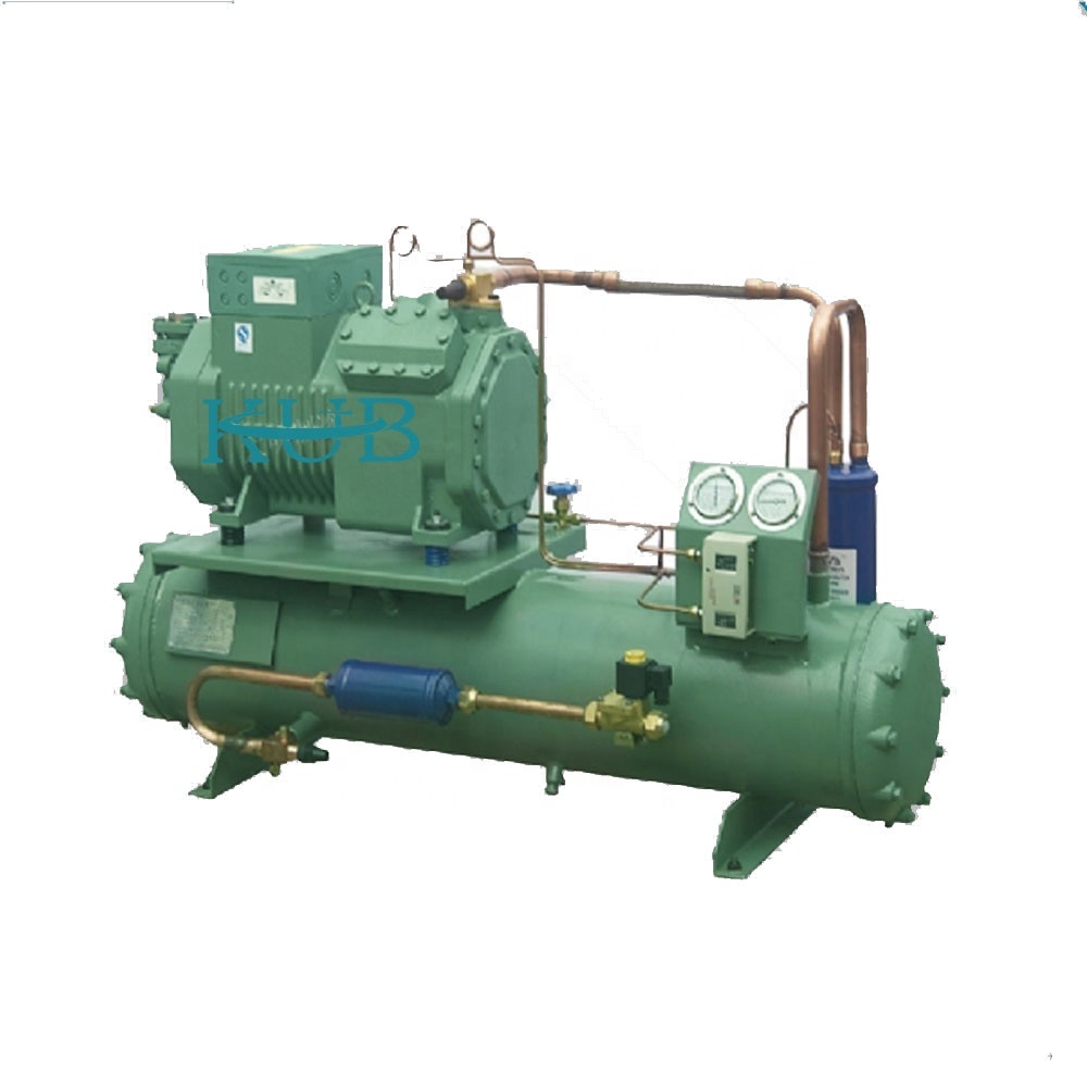 KUB 5HP Water Cooled Condensing Unit with Bitzer Compressor and Shell ...