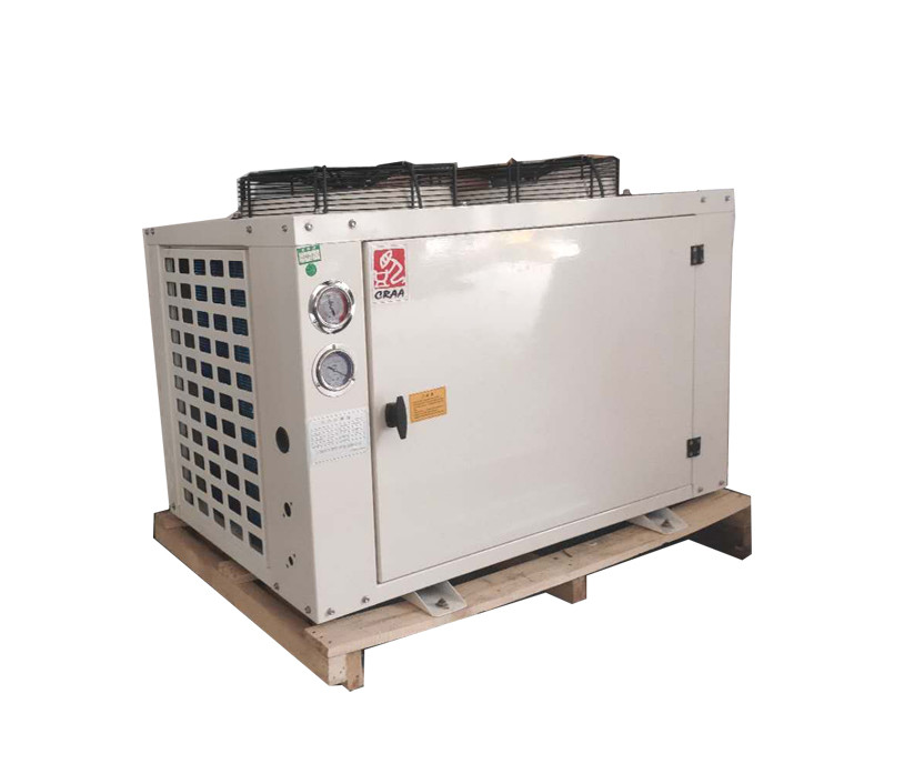 3hp R404A U Type Semi Hermetic Condensing Unit For Chiller Cold Storage ...