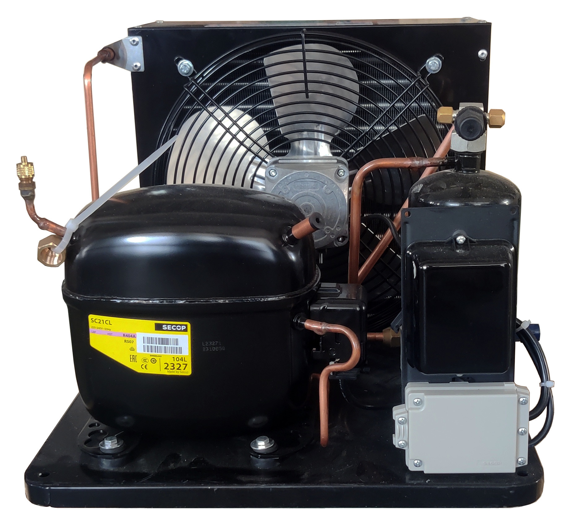 R134A 1/2HP Single Phase Refrigeration Condensing Unit KUB-15G mini condensing unit outdoor ...