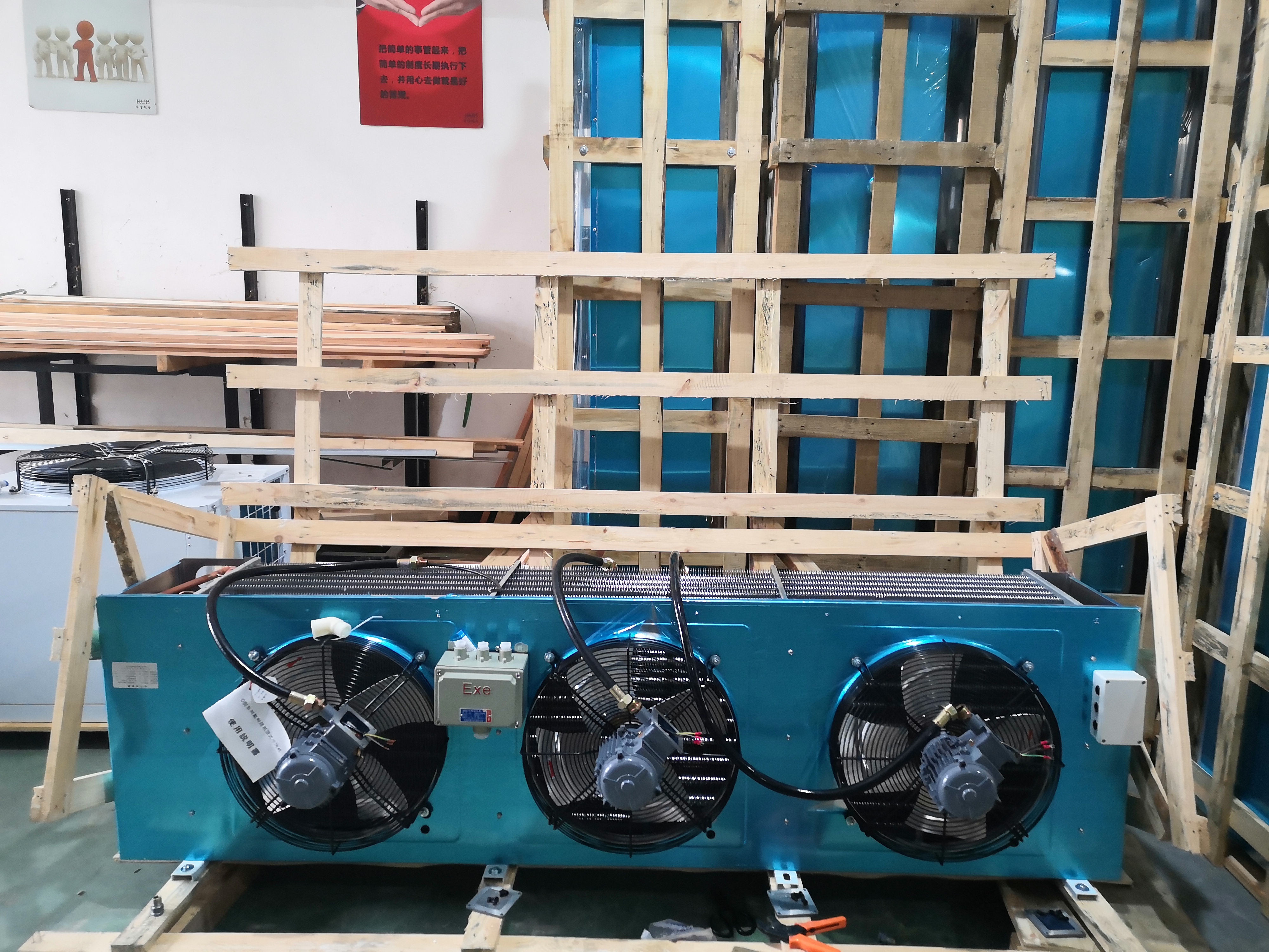 Three-phase chemical explosion-proof D-type evaporator R404a cold room ...