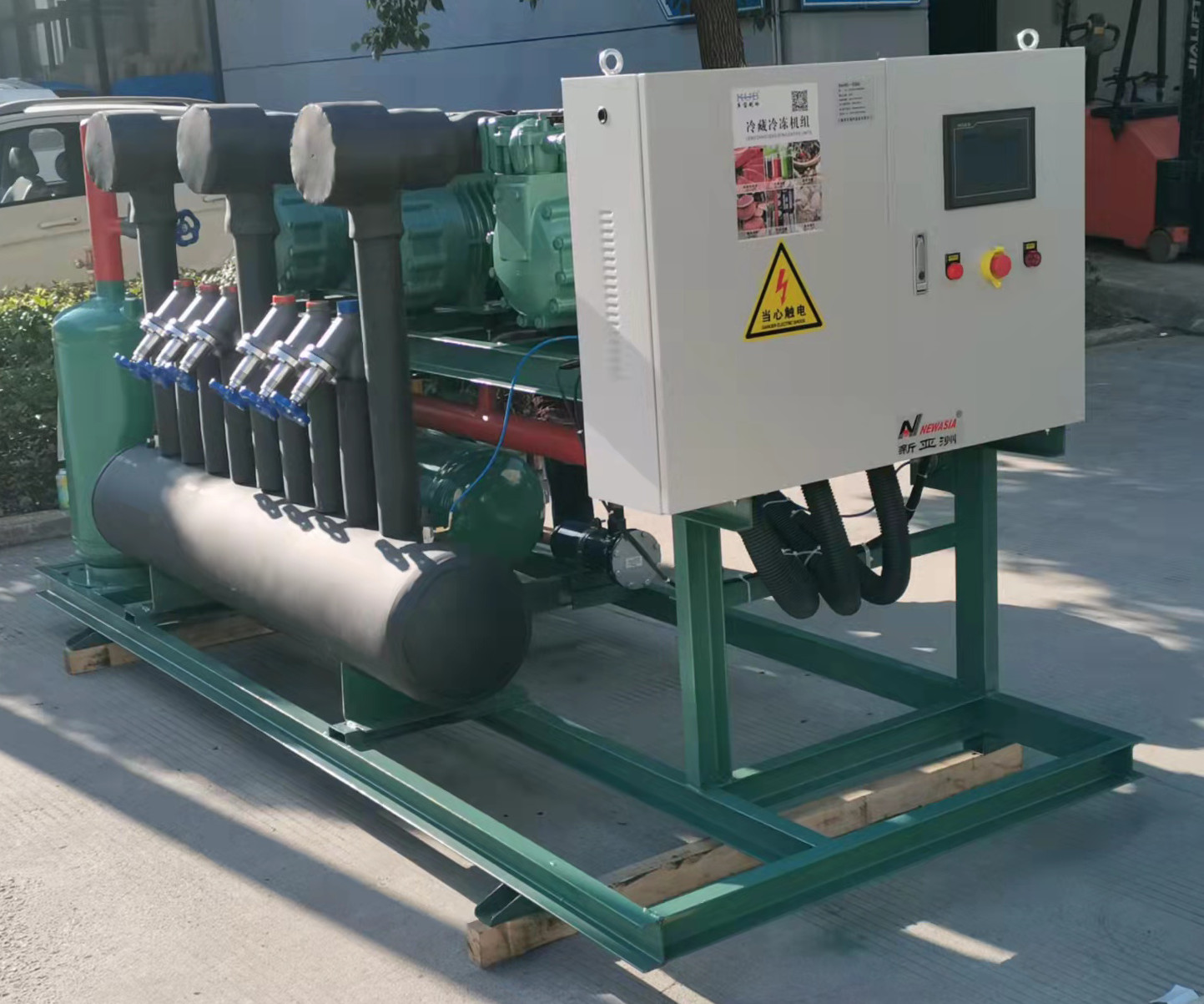 Semi Hermetic Parallel Refrigeration Rack Systems Multi Stage Energy ...