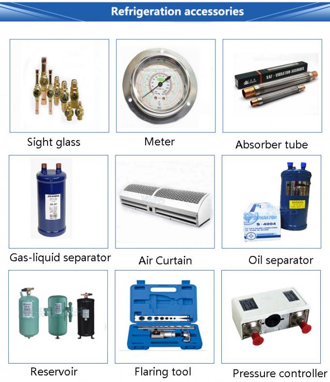 Cold Storage Air Cooled Monoblock Refrigeration Units 1HP OLTM100T hermetic condensing unit